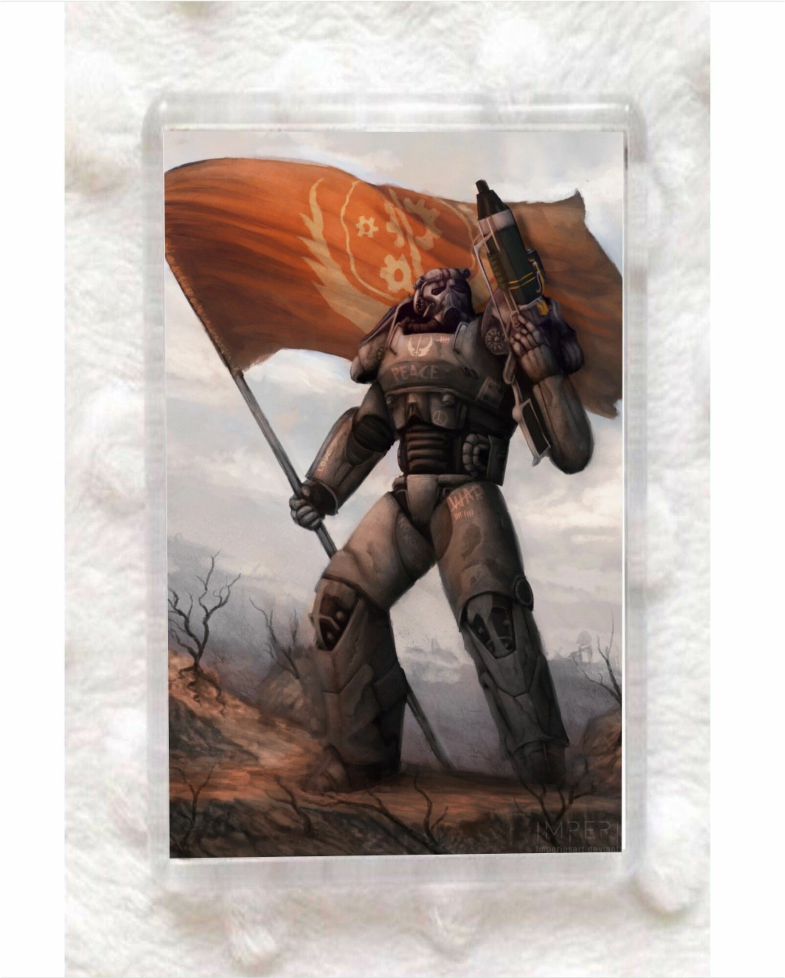 Магнит акриловый с принтом "Fallout", Фоллаут