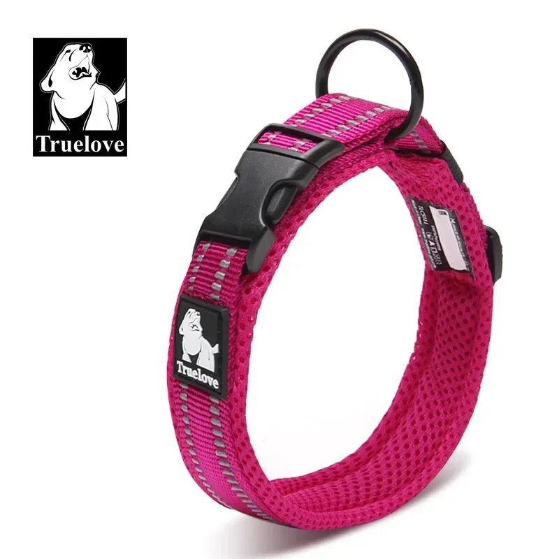 Truelove Розовый ошейник для собак, fuchsia