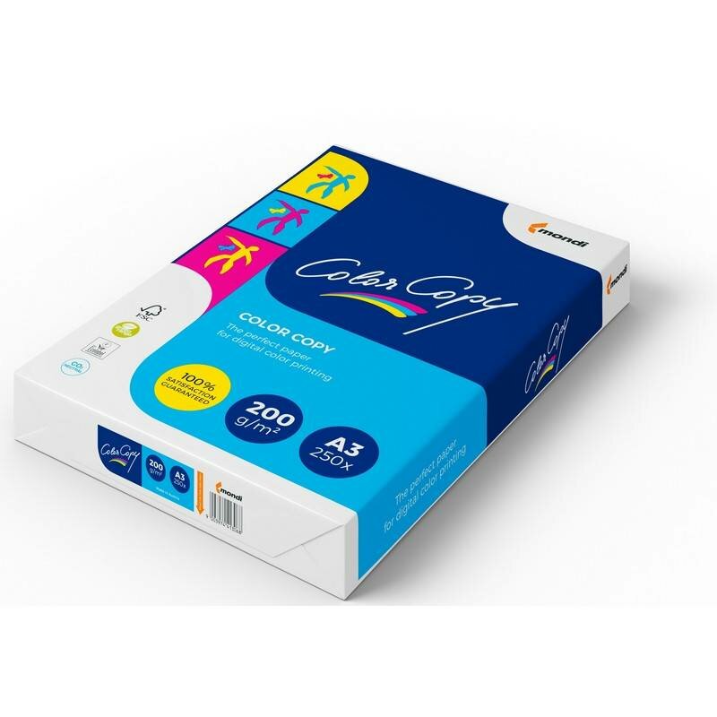 Бумага для цветной лазерной печати Color Copy (А3, 200 г/кв. м, 250 листов) 69823