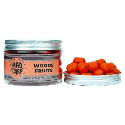 Бойлы насадочные тонущие Mad Carp Dumbels 15x18 мм 200 г Woods Fruits