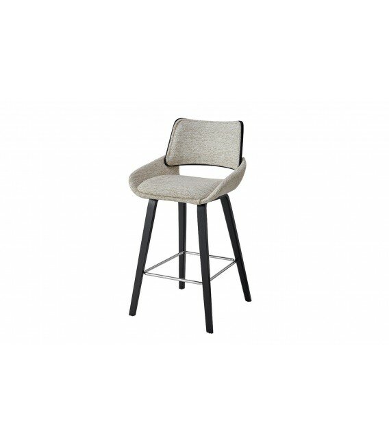 Полубарный стул JY3174X бежевый / черный