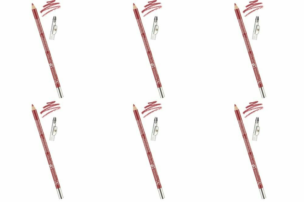 TF cosmetics Карандаш для губ с точилкой, тон 024, розовый , 6 шт.
