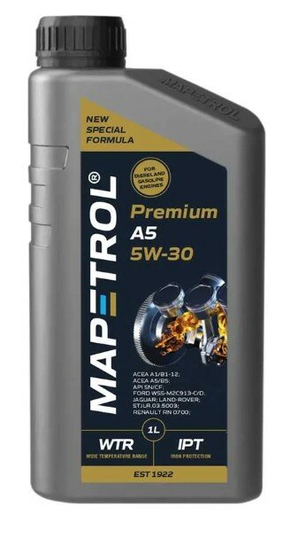 Масло моторное MAPETROL Premium A5 5W30, 1л Premium A5 1л MAP0031