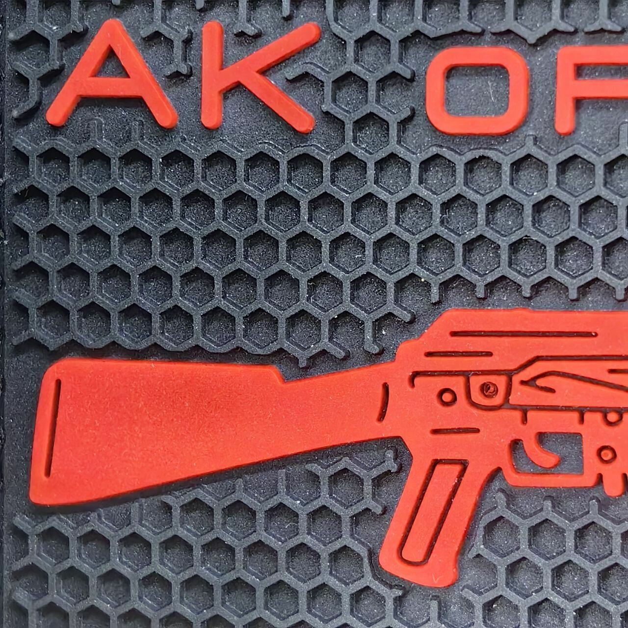 Нашивка-патч AK OPERATOR 3D PVC черная — фото 1