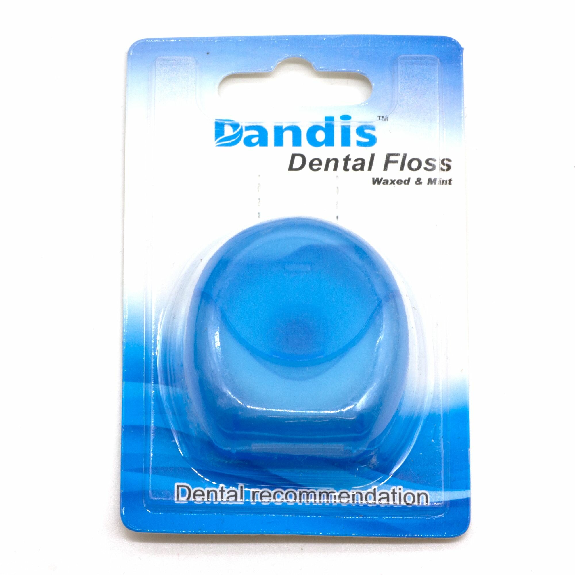Зубная нить (Флосс) для зубов вощеная, синяя уп, для пациентов с 6 лет