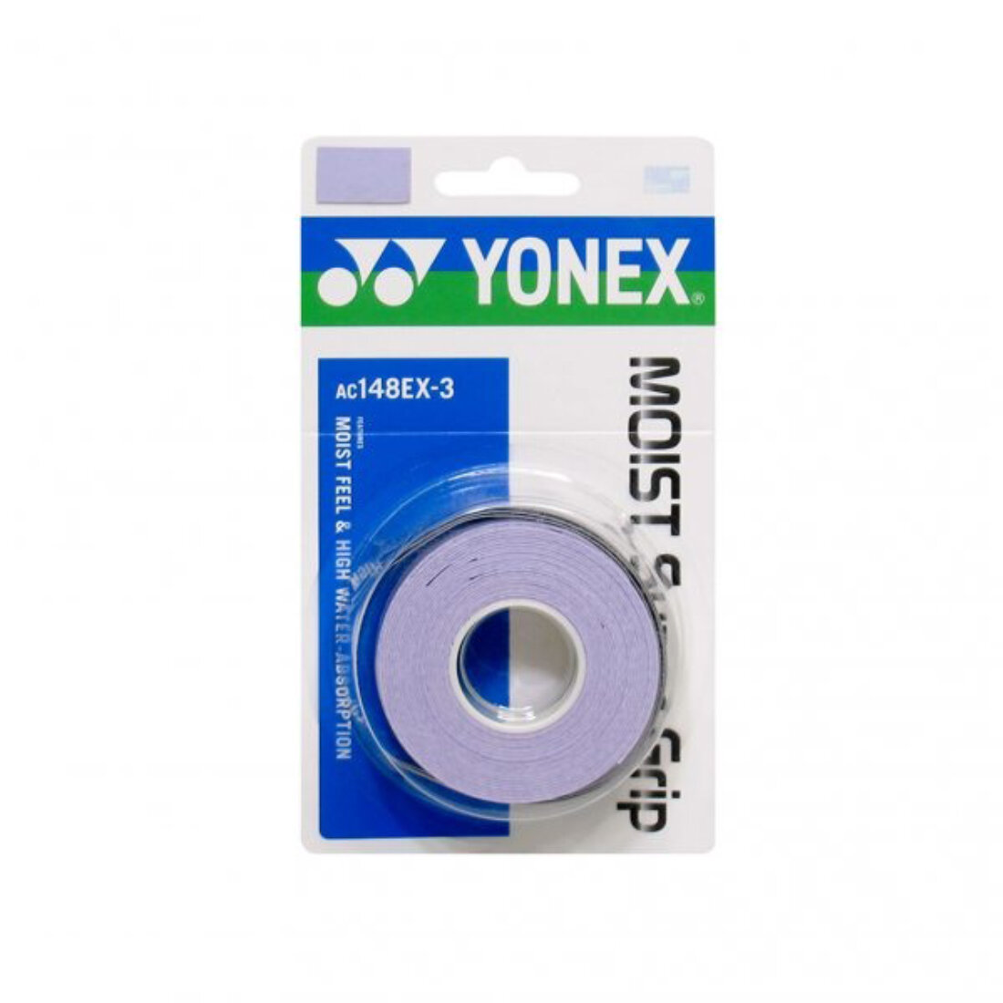 Обмотка для ручки Yonex Overgrip AC148EX-3 Moist Super Grip x3, Lilac