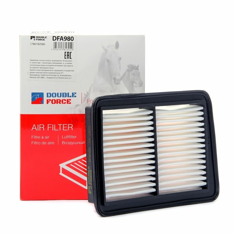 Фильтр воздушный DOUBLE FORCE арт. DFA980 A1025 TOYOTA: TOWNACELITEACE S42, 3SZVE 1500 02.08