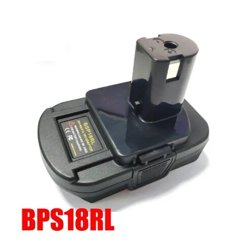 Адаптер батареи для Black & Decker, для Stanley, для кабеля Porter, 20 в, литиевая батарея для Ryobi 18 в, P108, аккумулятор BPS18RL