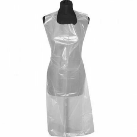 Фартук парикмахерский 100 шт/упк серебристый 120х80 см