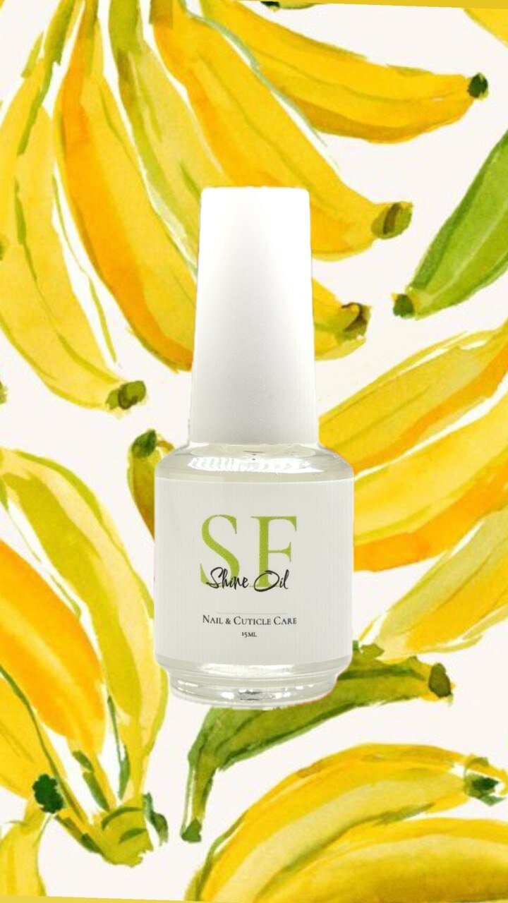 Масло для кутикулы / масло для ногтей Soul Flow Shine Oil банан, 15 мл