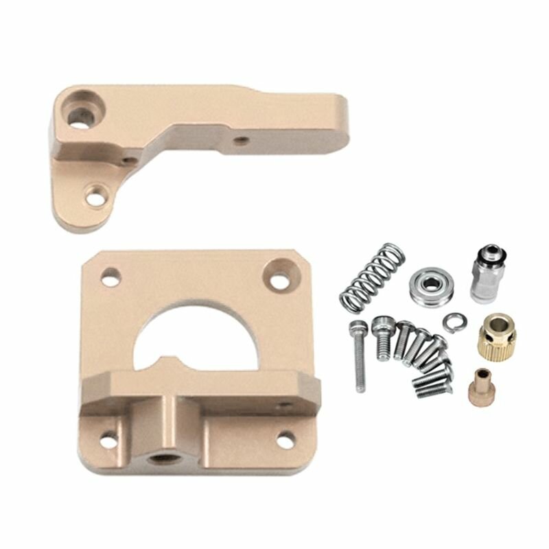 CR10 Дистанционный прямой экструдер для алюминиевого экструзии 1,75 мм Правая левая рука Полностью металлические детали Боудена для 3D-принтеров 40 зубьев