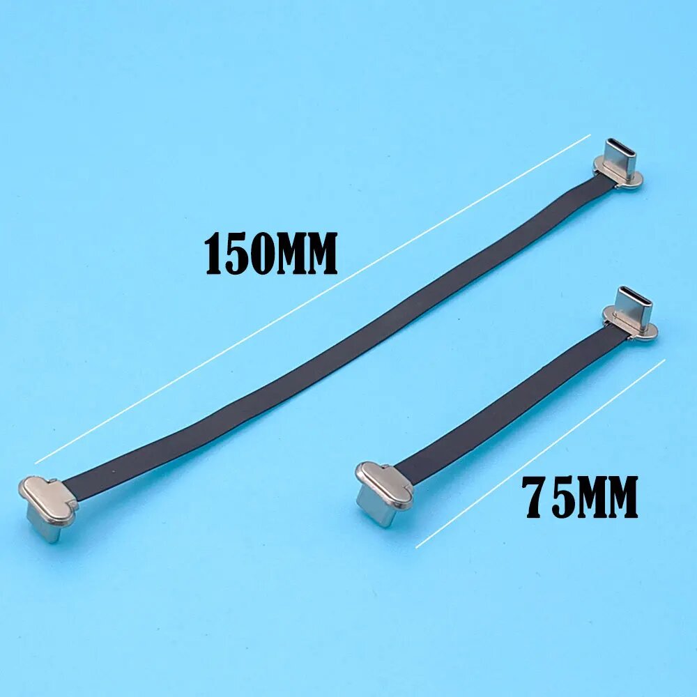 10 шт. USB-кабель Type-C SYKDFD для быстрой зарядки 75mm