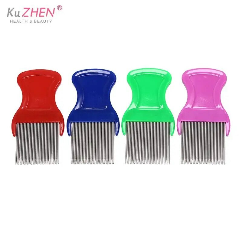 Гребень для удаления вшей из нержавеющей стали, гребень для удаления гнид для детей, суперплотные зубцы для удаления гнид