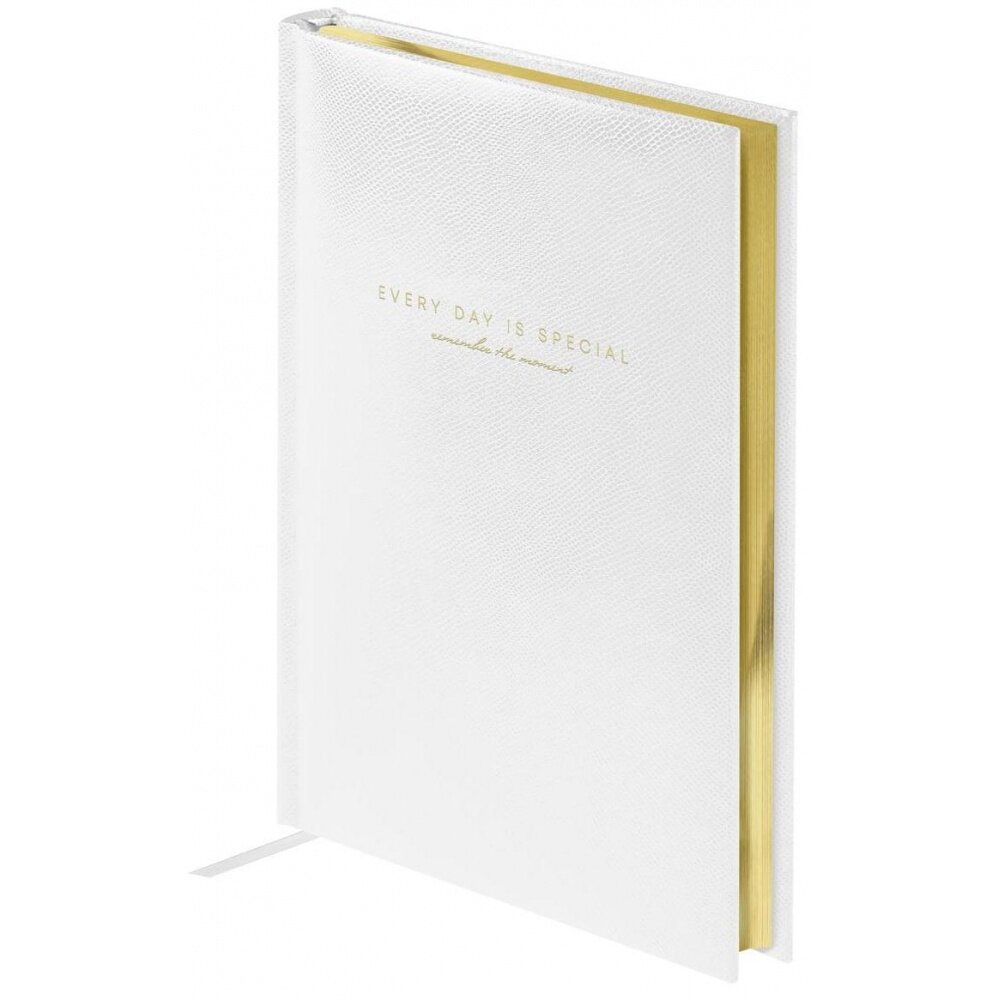 БиДжи DuA5_60877 Ежедневник недатированный, а5, 136л, твердый переплет, кожзам, bg dallas. white, белый