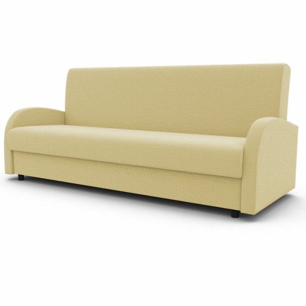 Диван-кровать Книжка Стандарт фокус- мебельная фабрика 209х81х90 см кремовая рогожка