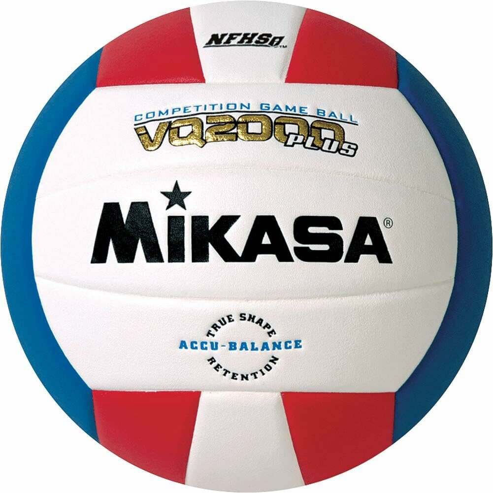 Мяч волейбольный тренировочный MIKASA VQ2000, Цвет: красный/белый/синий
