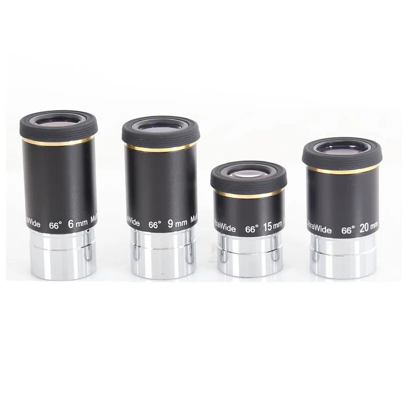 Набор окуляров Angeleyes 1.25" 6мм/9мм/15мм/20мм, Цвет: 6mm