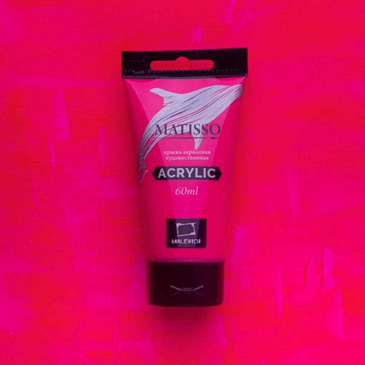 Акрил малевичъ Matisso 60 мл флуоресцентная Розовая