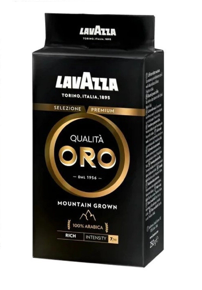 Кофе молотый Lavazza Qualita Oro Mountain Grown, в/у 250 г