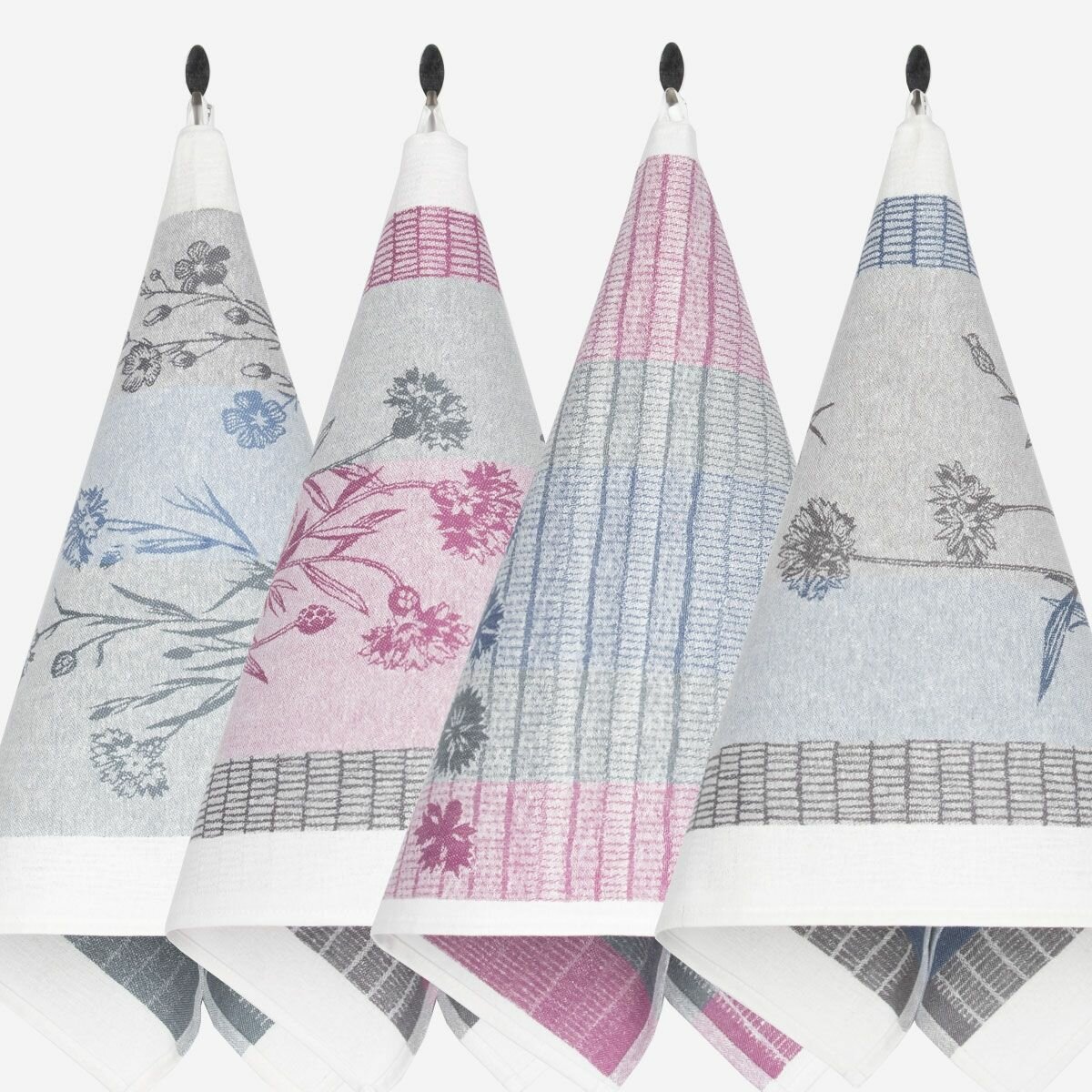 Комплект из 4-х кухонных полотенец лен/хлопок "Василиса" - 22с160 -Оршанский