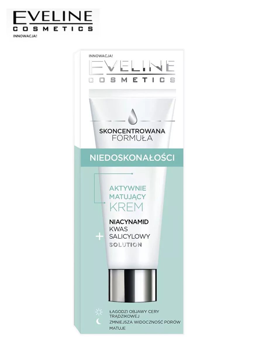 Матирующий крем для лица для жирной и комбинированной кожи, 50мл