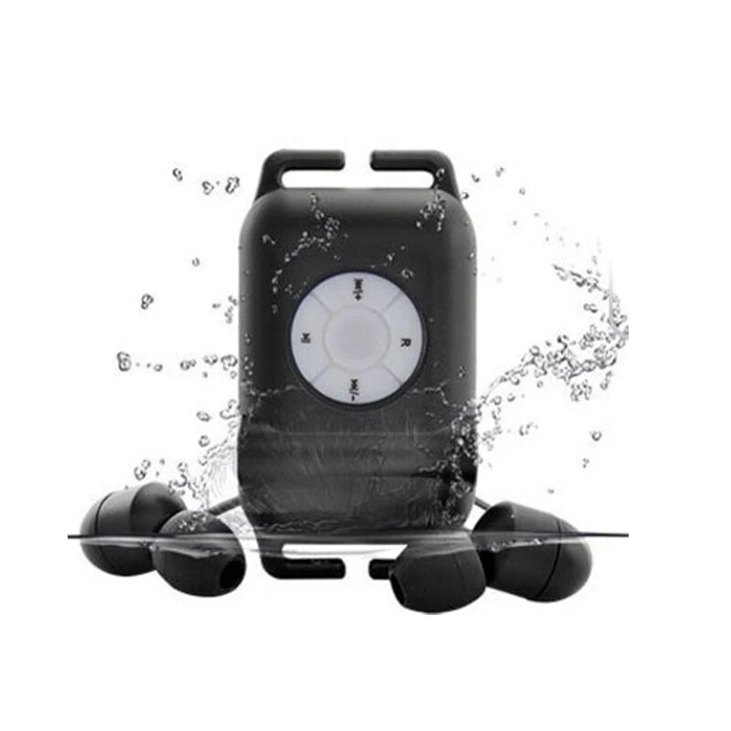 Водонепроницаемый MP3-плеер 4G/8GB для спорта 8 ГБ, black