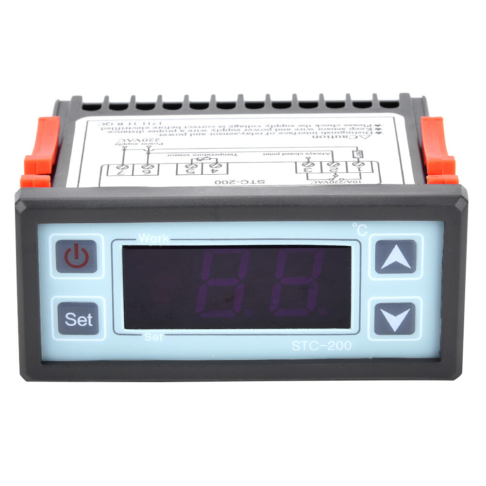 STC‑200 Digital Microcomputer Thermostat Temperature Controller with Refrigeration Heating — фото 1
