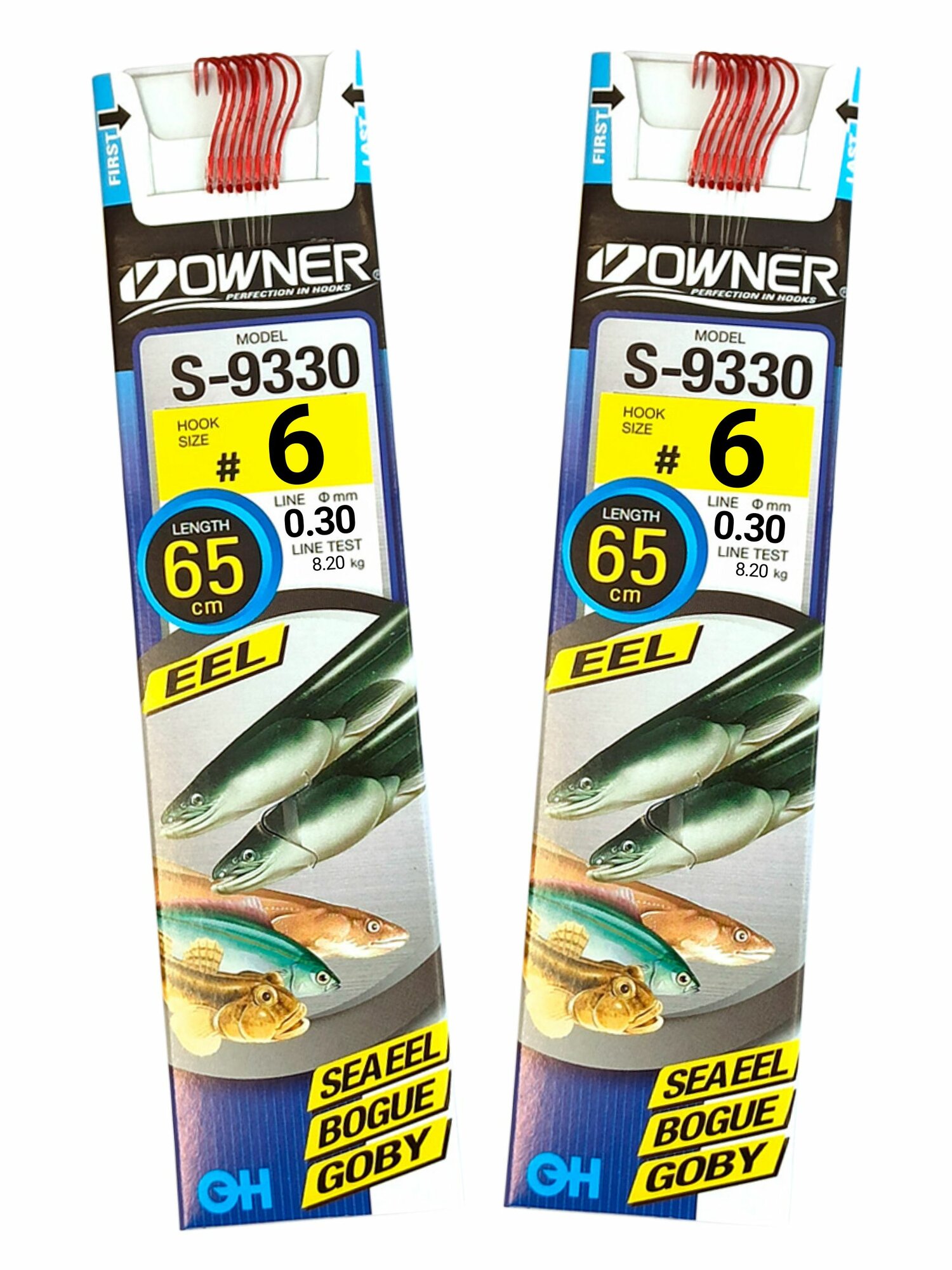 OWNER Поводок готовый S-9330 №6 6шт 2 упаковки