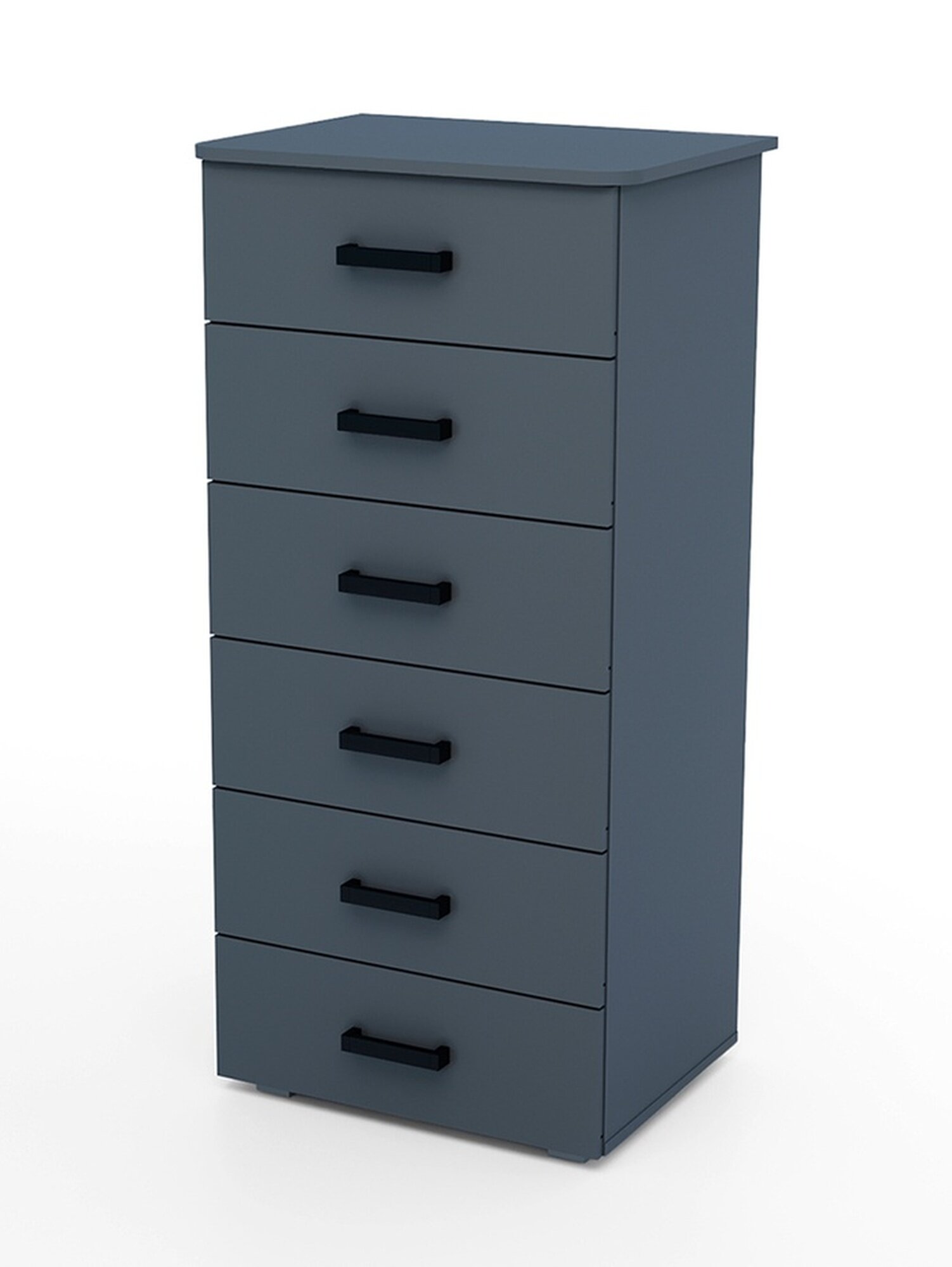 Комод для хранения Клик Мебель №5, 600×450×1250 мм, венге темный