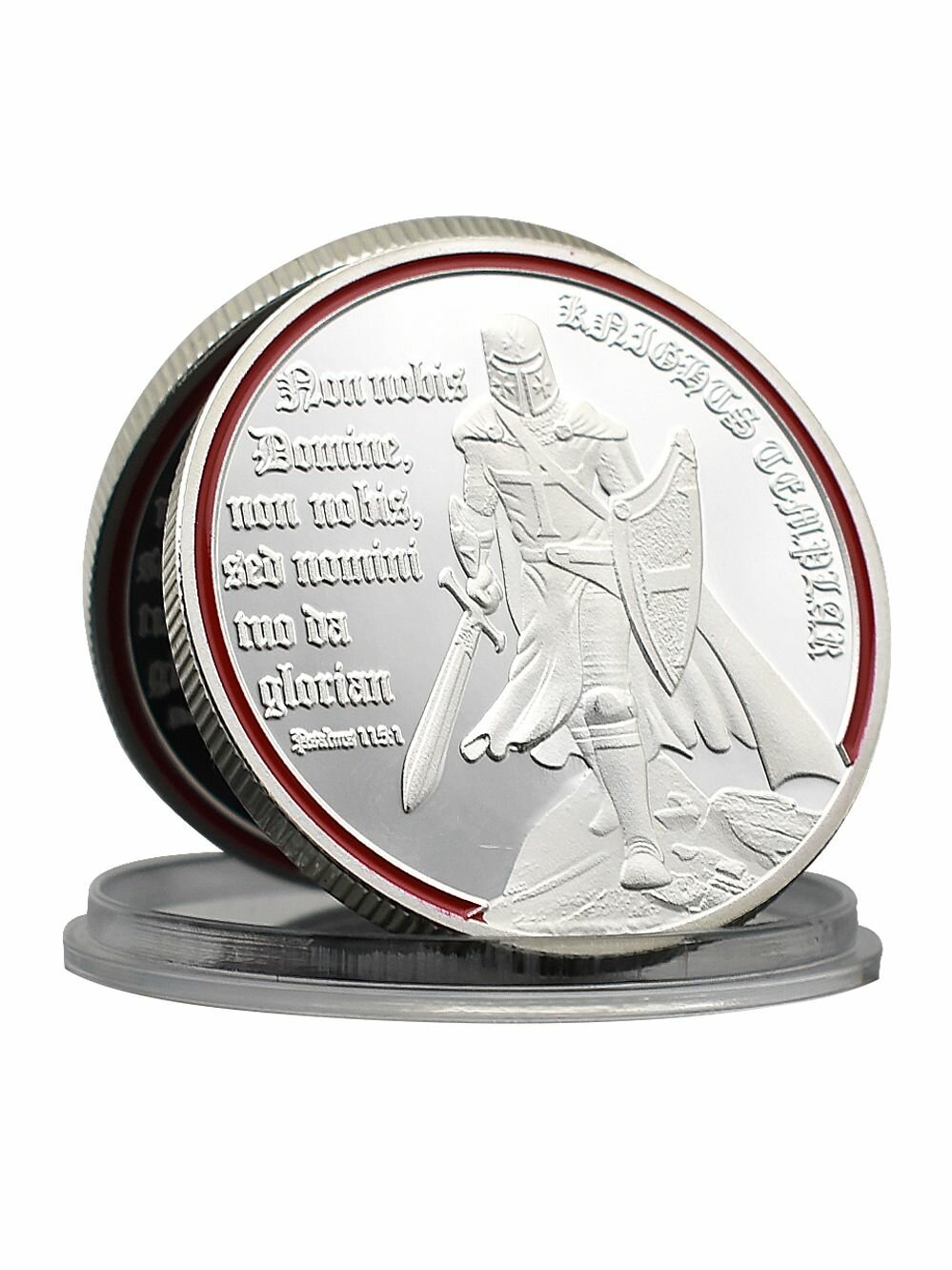 Мемориальная монета тамплиеров металлическая европейская коллекция монет