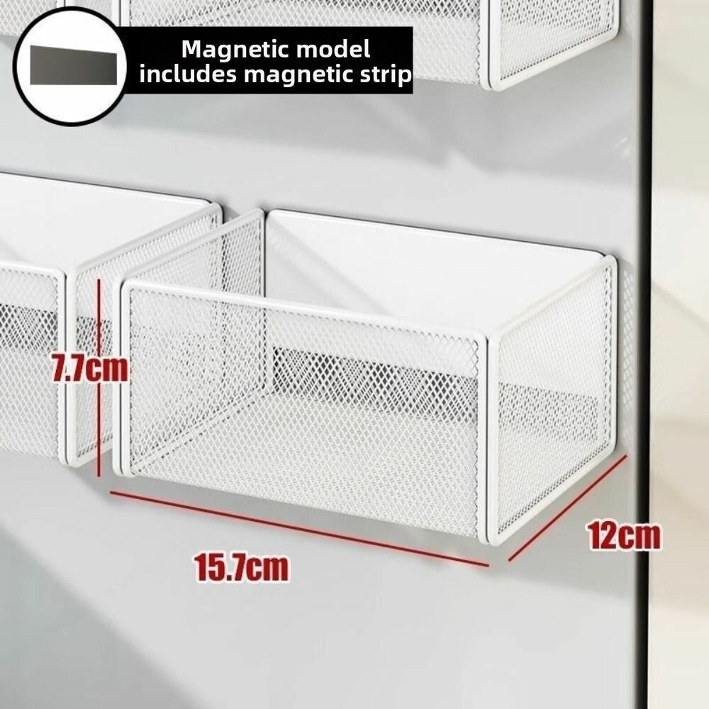Коробка для хранения с магнитным креплением 15.7×12×7.7 см, для дома, офиса, кухни — фото 1