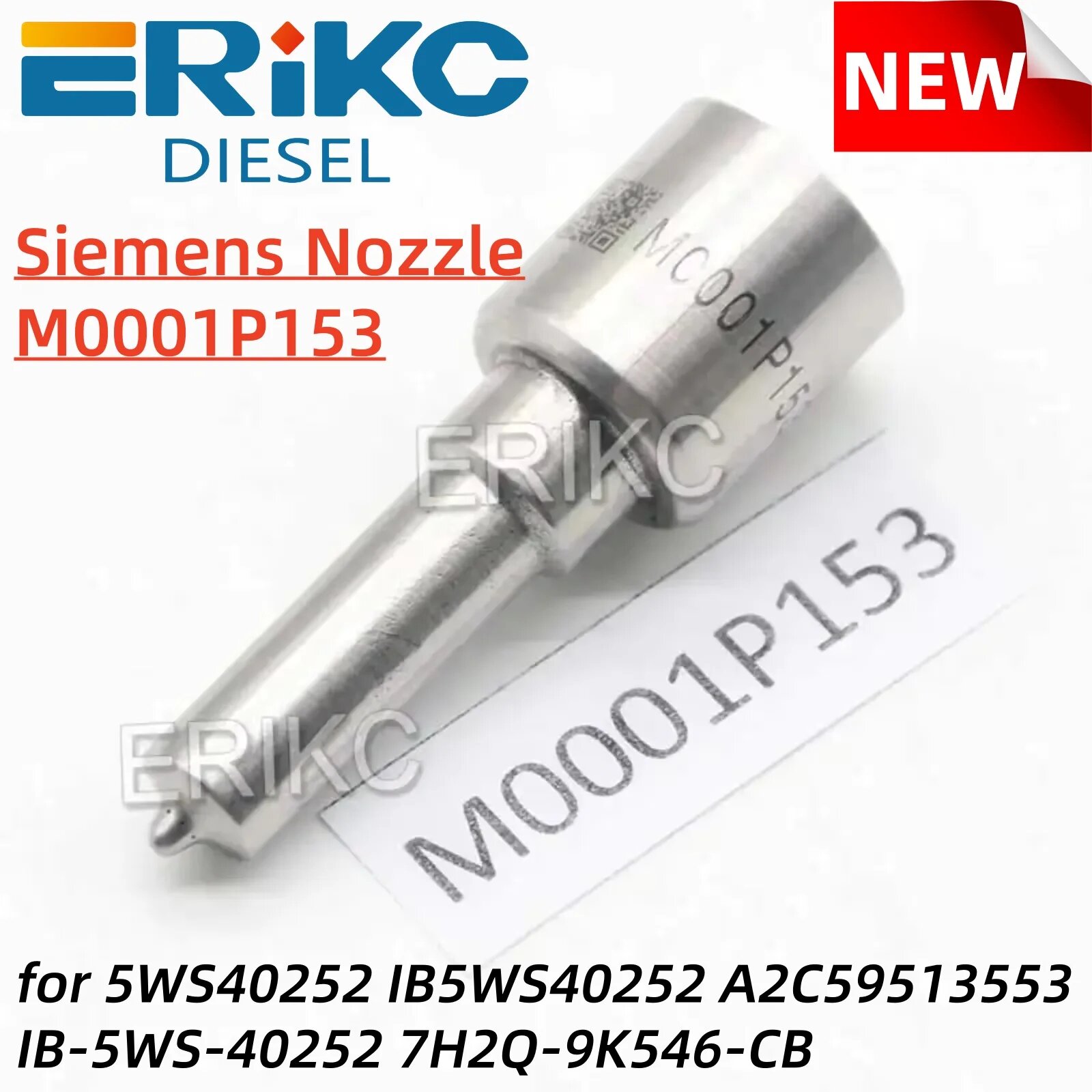 Форсунка Common Rail M0001P153 Распылитель форсунок Siemens для 5WS40252 IB5WS40252 A2C 59513553 IB-5WS-40252 7H2Q-9K546-CB