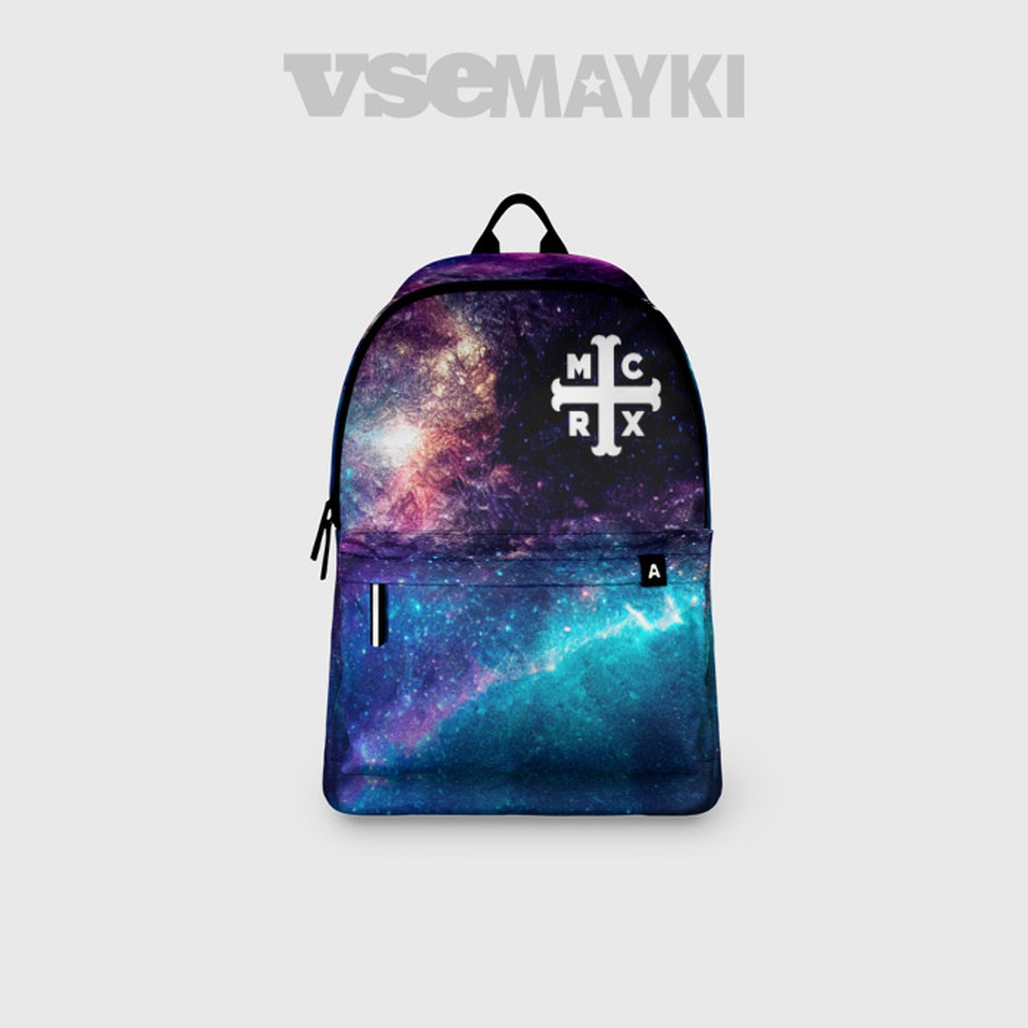 Рюкзак с принтом My Chemical Romance space rock, One size, белый