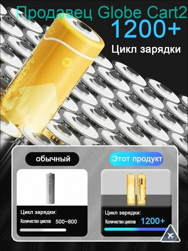 Бокс для батареек, универсальный, прочный, влагостойкий, для AA, AAA, C, D, 9V — фото 1
