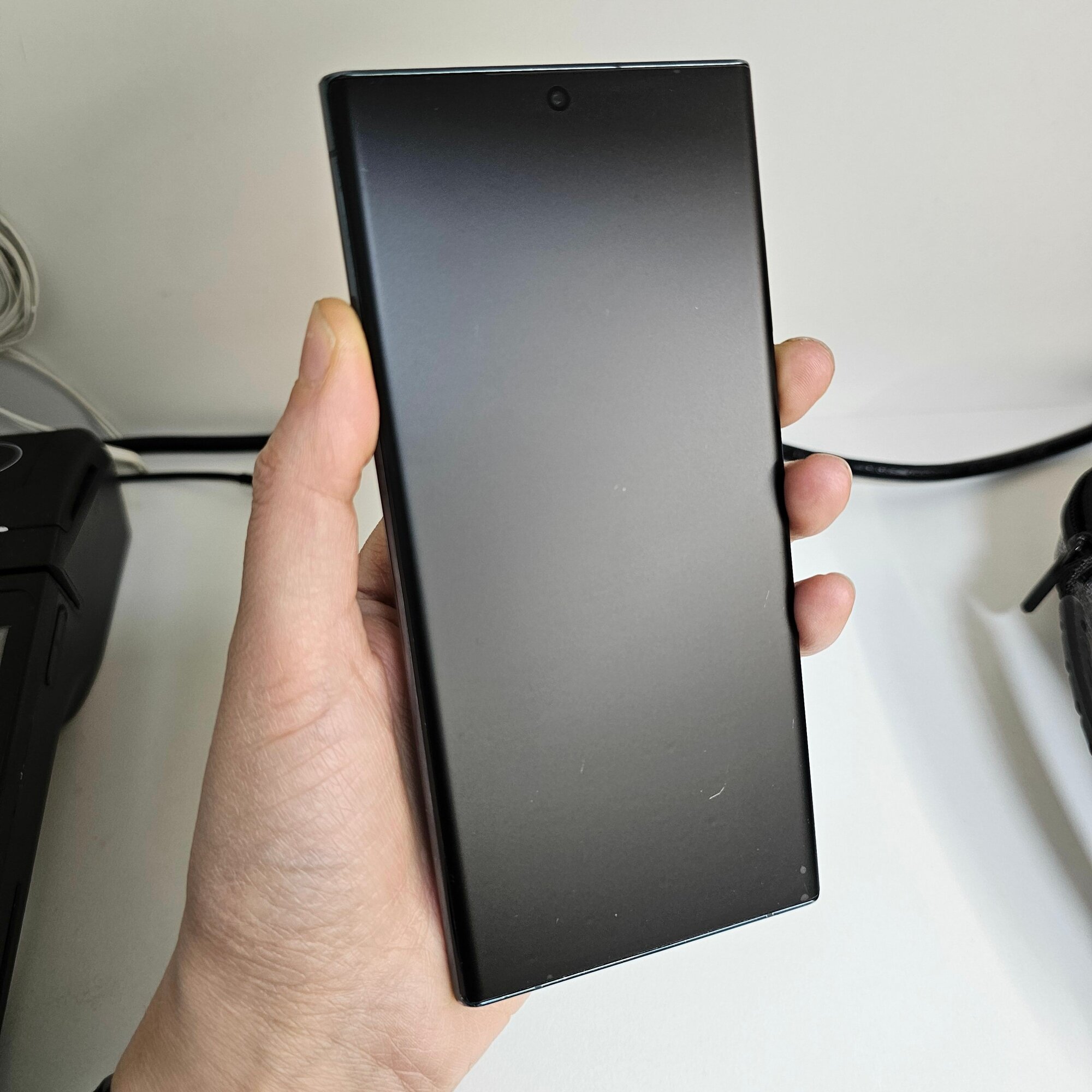 Защитная пленка для Samsung S22 Ultra, гидрогелевая, матовая, полное покрытие , не оставляет отпечатков, лёгкая установка
