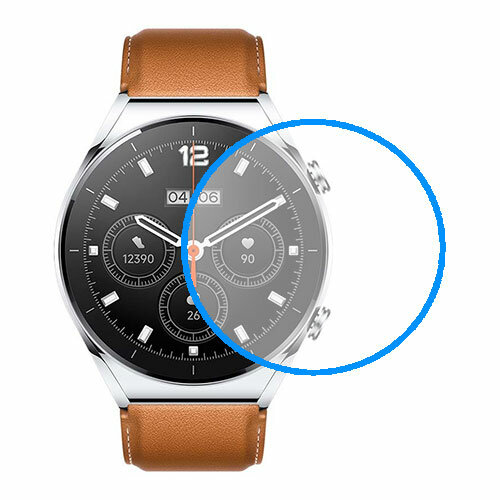 Скрин Мобайл защитный экран для Xiaomi Watch S1 Pro из нано стекло 9H
