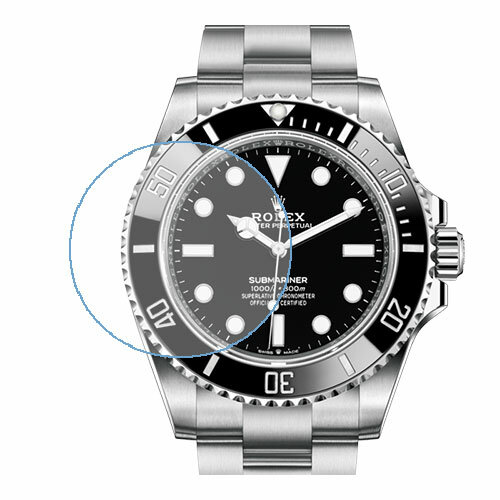 Скрин Мобайл защитный экран для часов Rolex - Submariner - Oyster - 41 mm - Oystersteel из нано стекло 9H