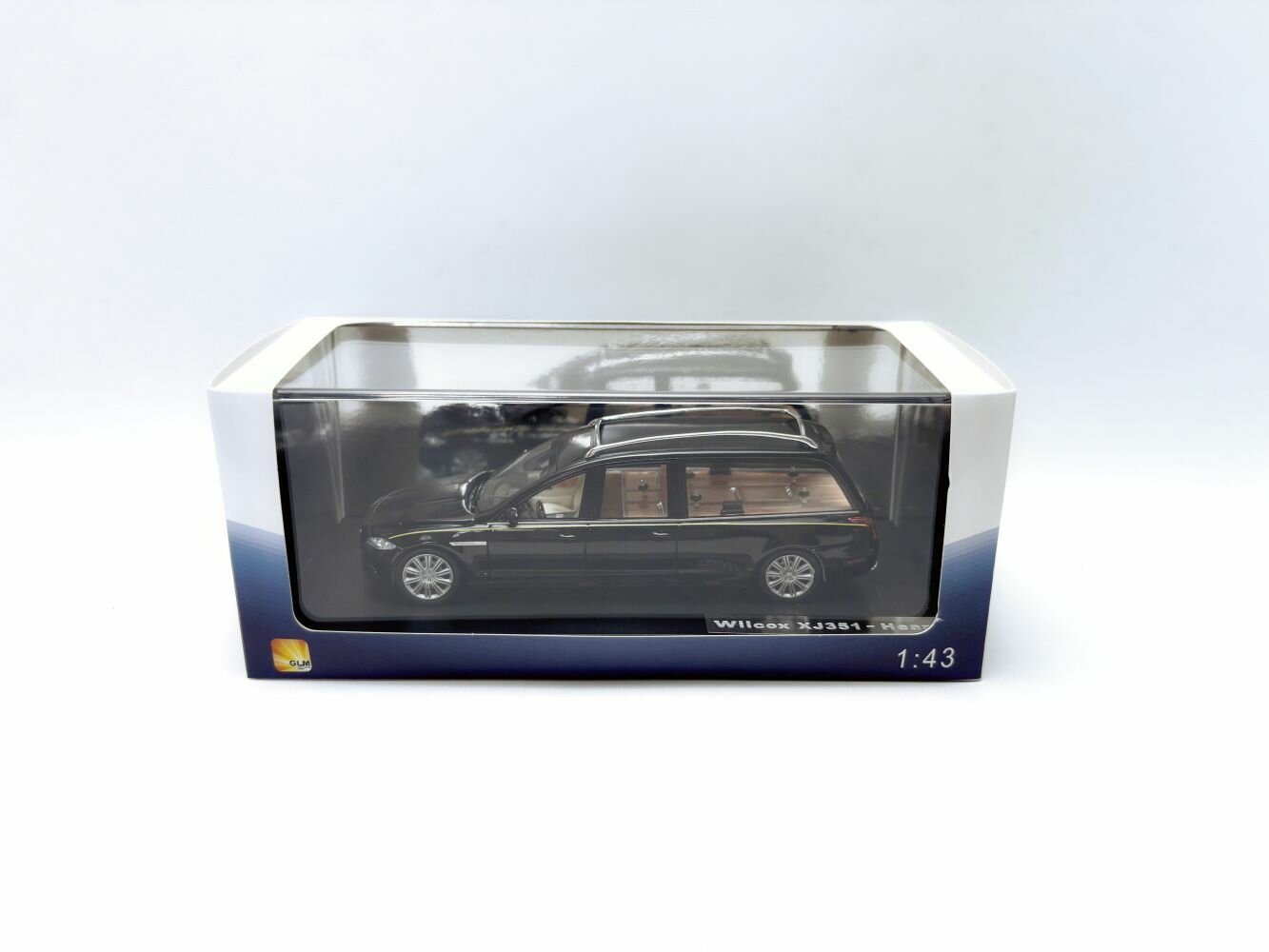 GLM 1/43 Jaguar XJ X351 2012 Модель Wilcox Резиновая автомобиля
