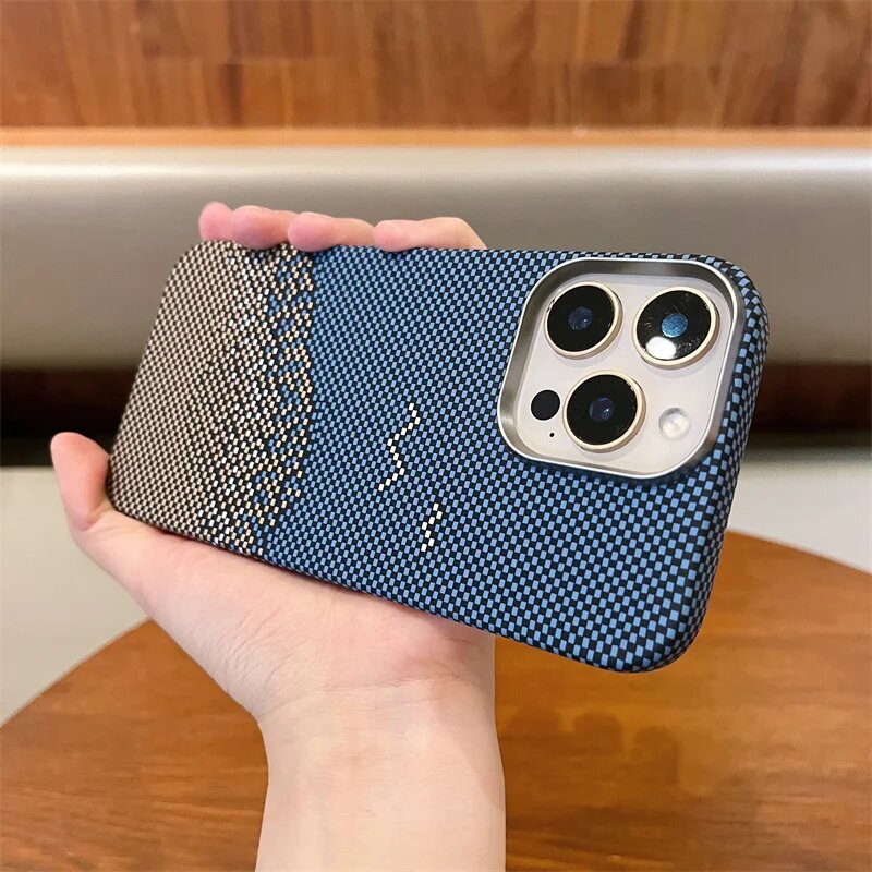 Чехол для iPhone 16 Pro, T5, углеволокно
