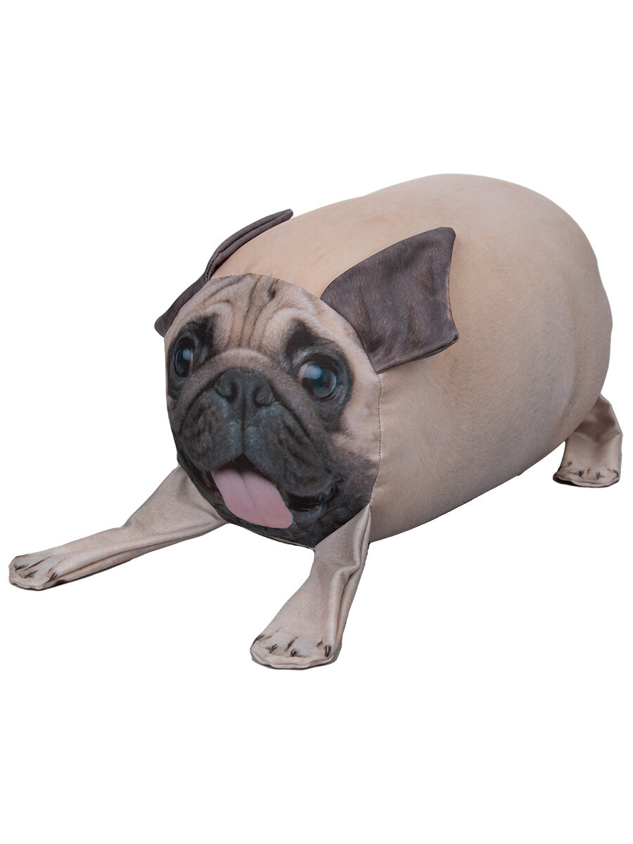 Tallula Игрушка мягкая Мопс - валик 30 см 203001s с 3 лет