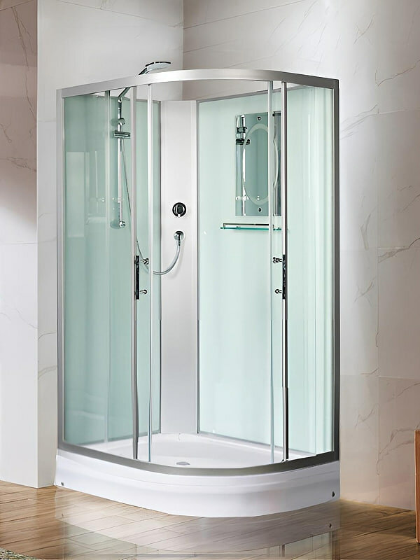Душевая кабина WELTWASSER WW500, с поддоном, гидрофобное покрытие