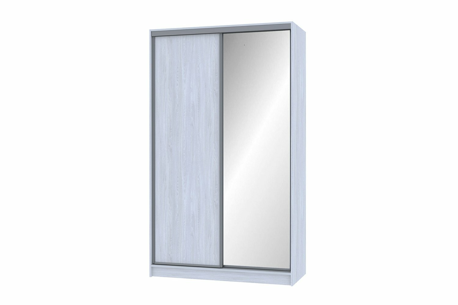 Шкаф-купе Hoff Home, 135х229,5х59,5 см, для одежды, ЛДСП, с зеркалом, цвет ясень Анкор светлый