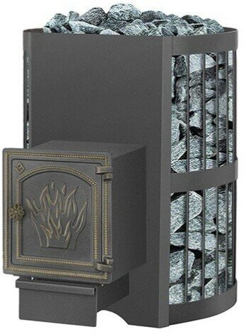 Везувий Дровяная печь для бани Везувий Скиф Стандарт 22 (ДТ-4)(Камни -, Сетка на трубу -)