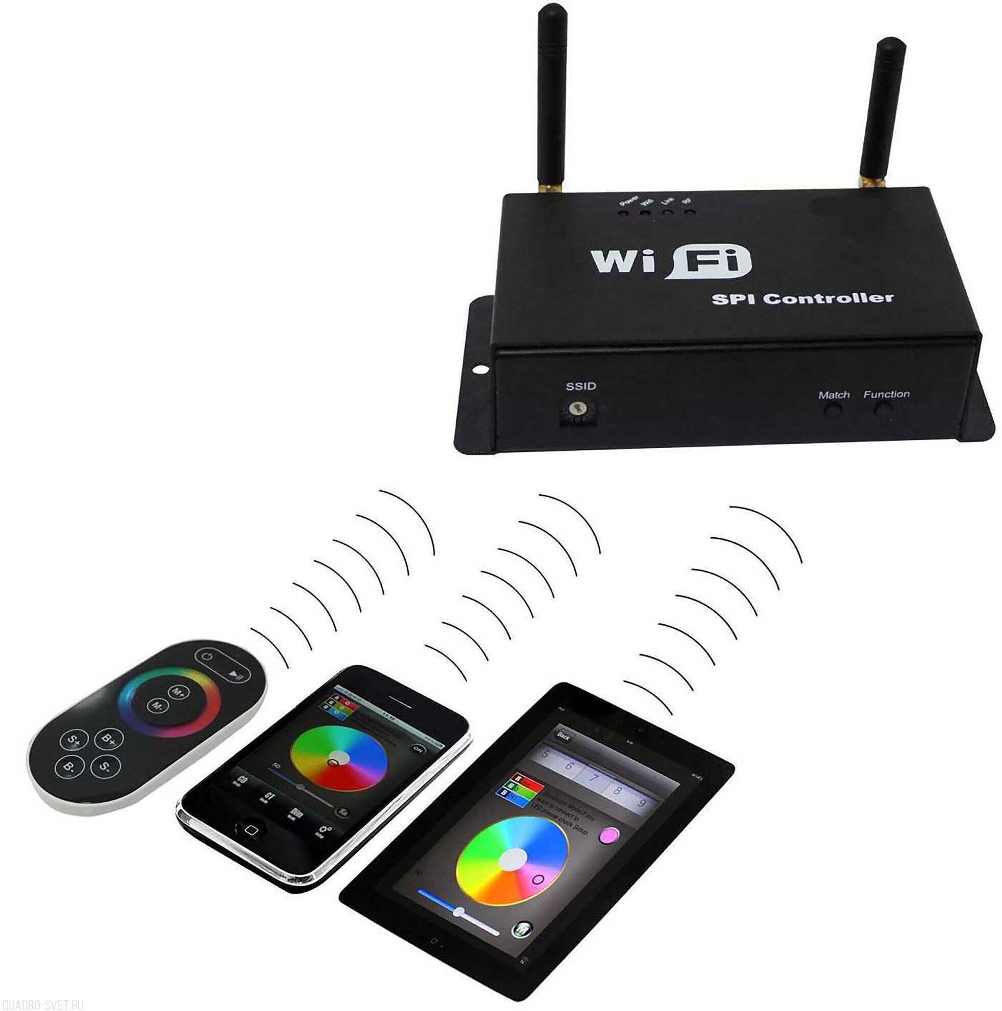 Контроллер WiFi 100 12V/24V max 4A*3CH 36W Lightstar 410984