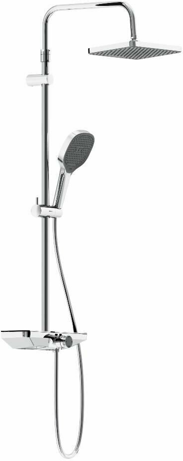 Душевая система Damixa Origin Elegance, тропический душ, латунь, хром