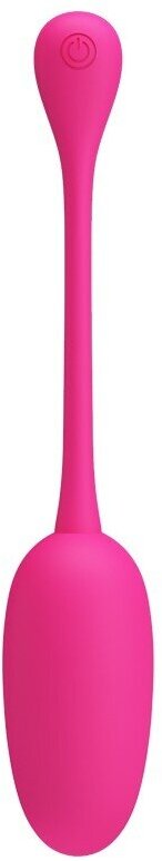 Розовое перезаряжаемое виброяйцо Knucker Baile