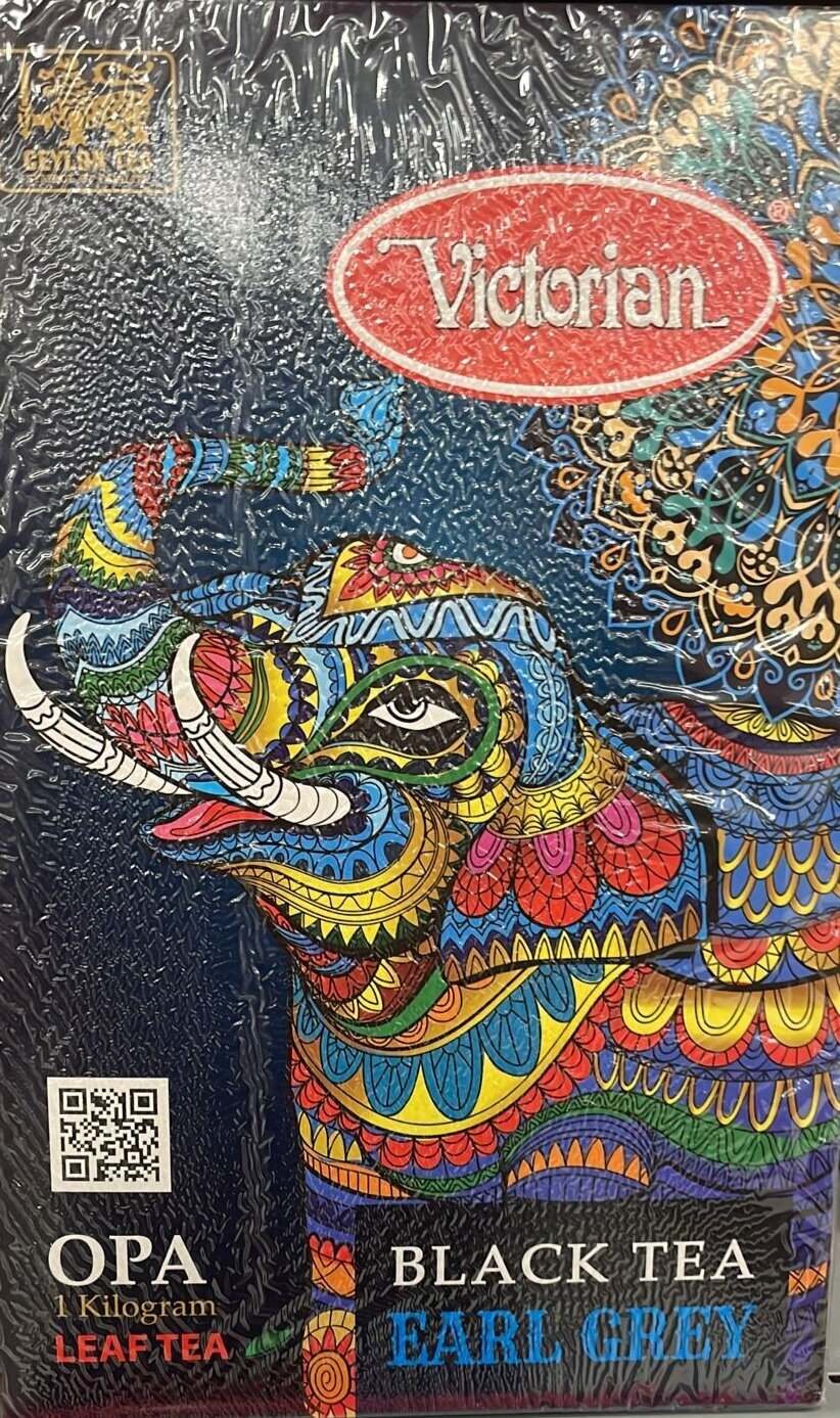 Чай VICTORIAN Earl Grey, черный, с бергамотом, крупнолистовой, 1000г