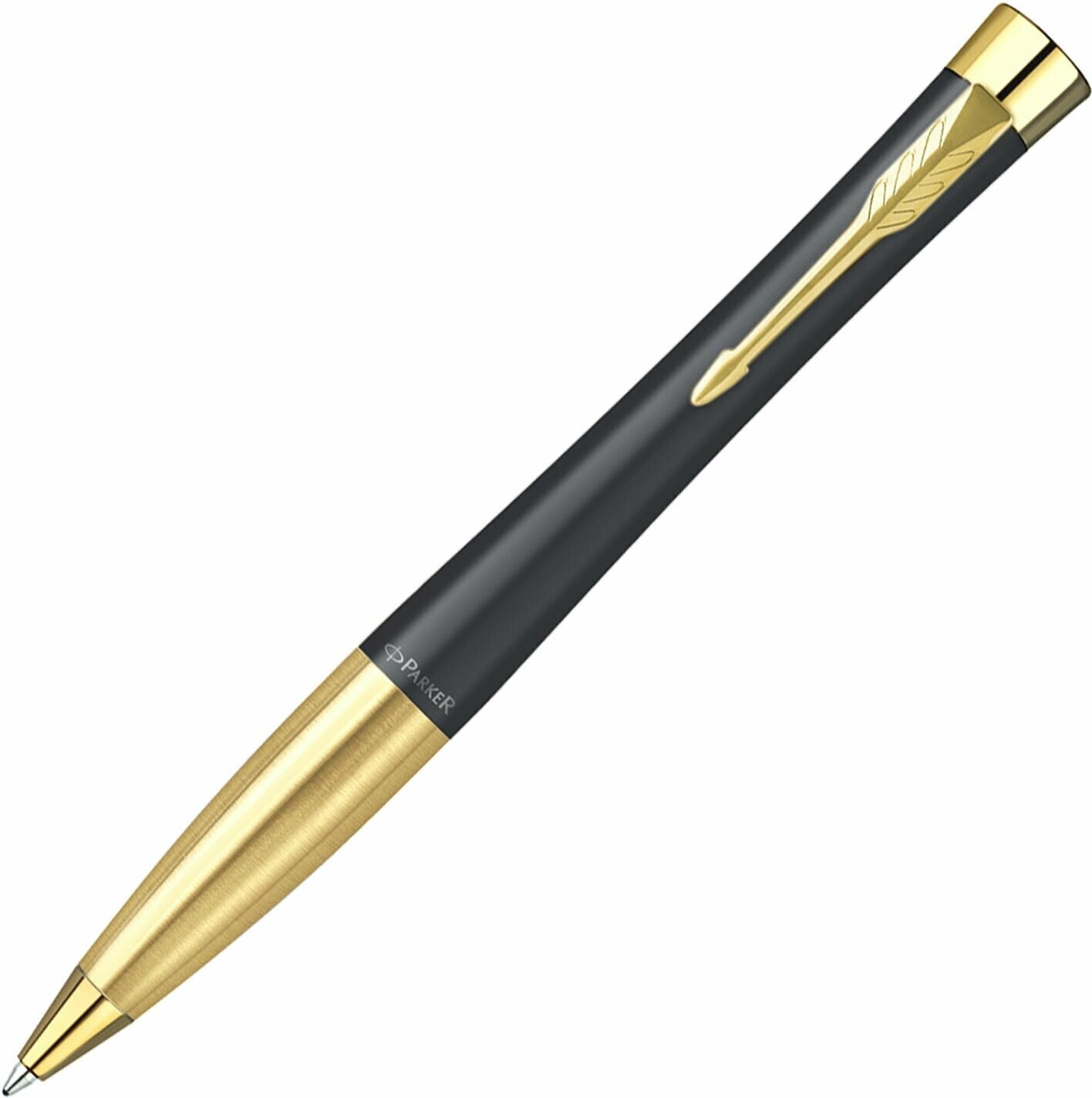 Ручка шариковая Parker Urban muted black GT BP Twist, синий