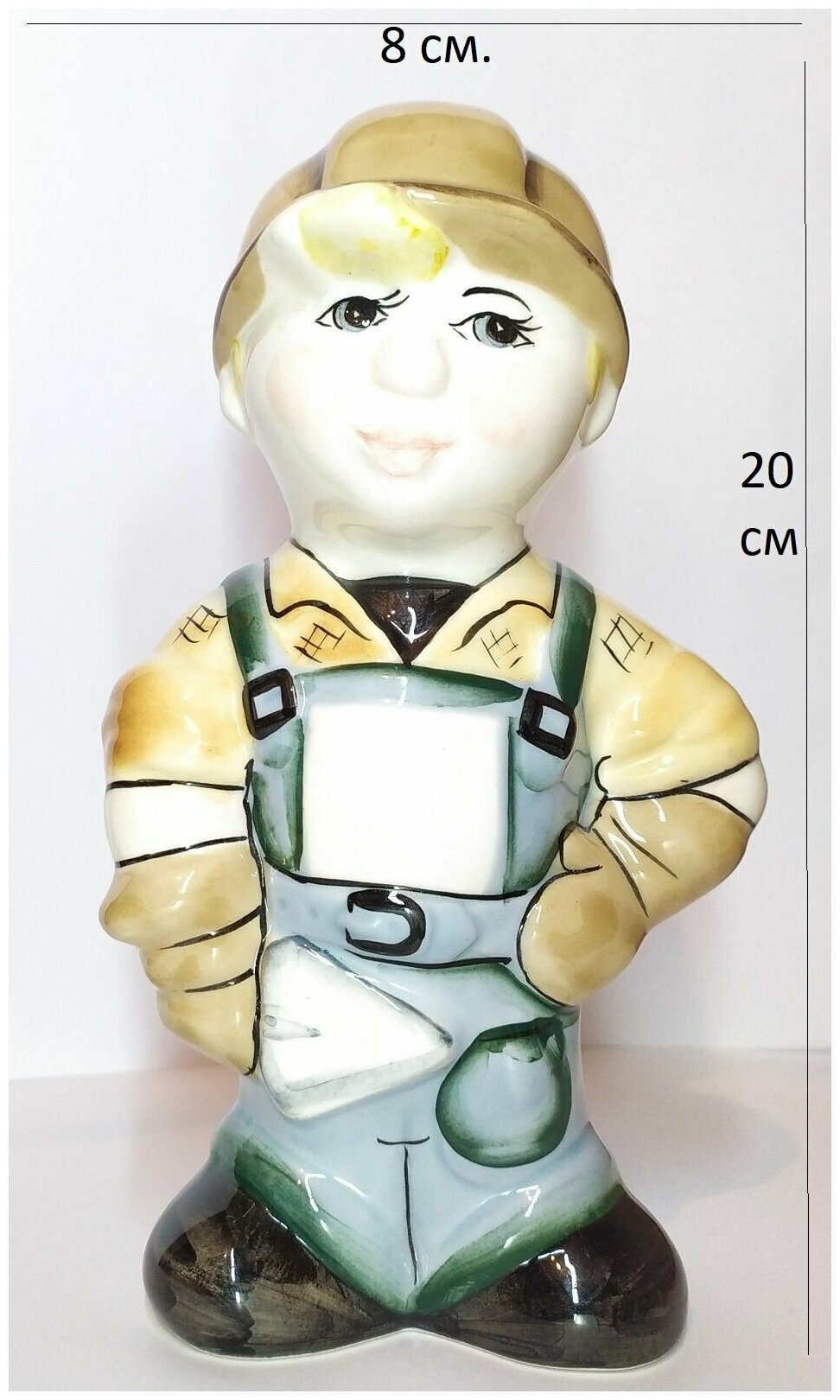 Строитель большая статуэтка Вербилки