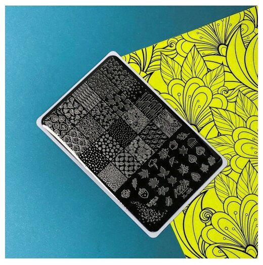 Пластина для стемпинга KLIO XL-055
